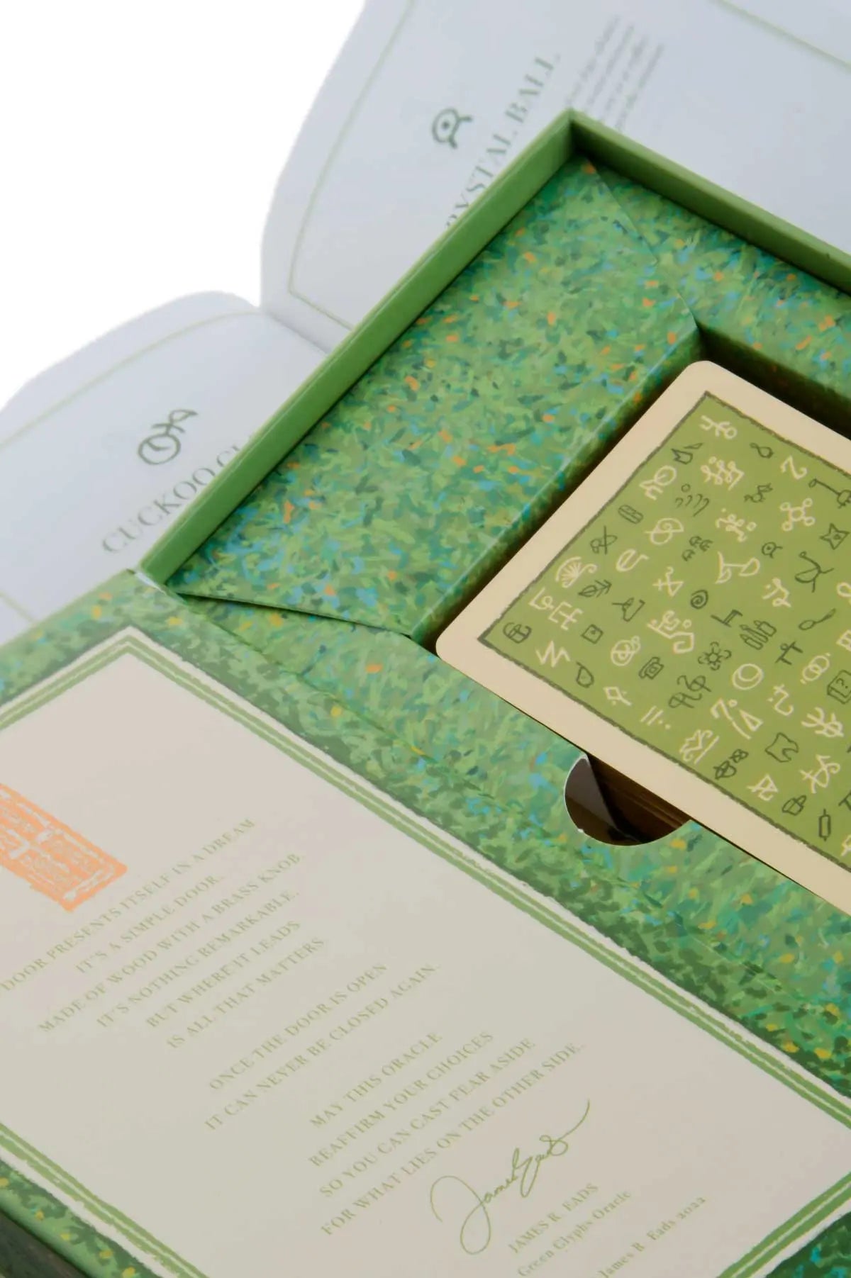 Green Glyphs Tarot Deck by James R. Eads | Prisma Visions – Tarot Stack