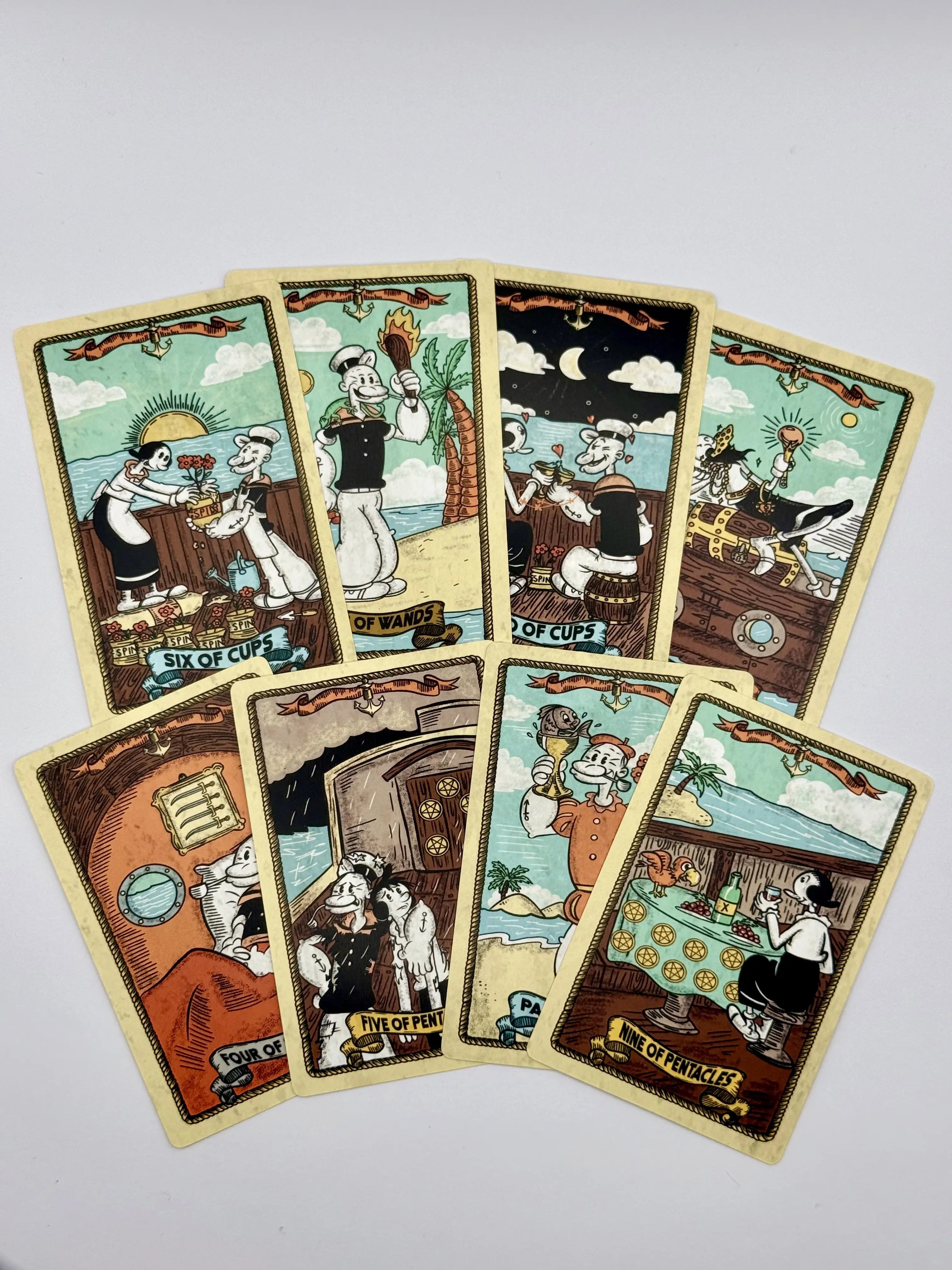 Sailor's Arcana - Mini Tarot Deck by Olena | MindfulApe – Tarot Stack