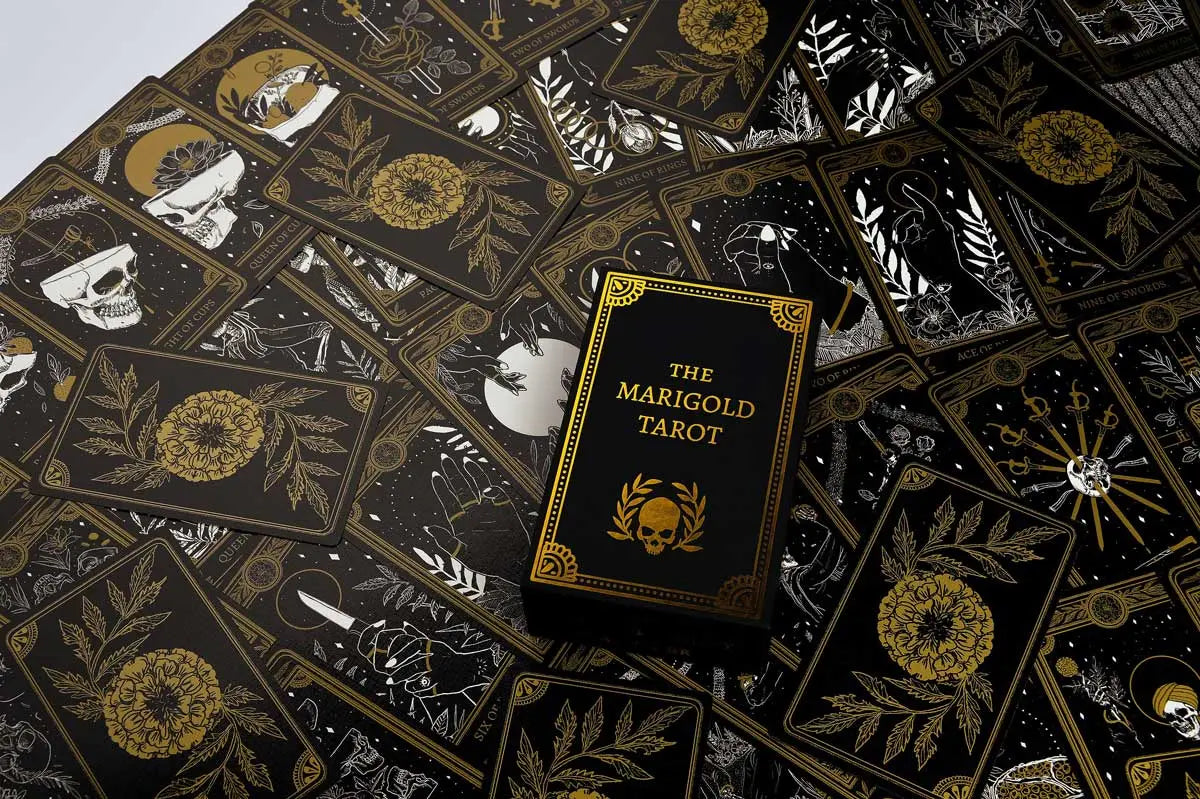 The Marigold Tarot | Gold Gilded Edition by 13th Press | Amrit Brar ...
