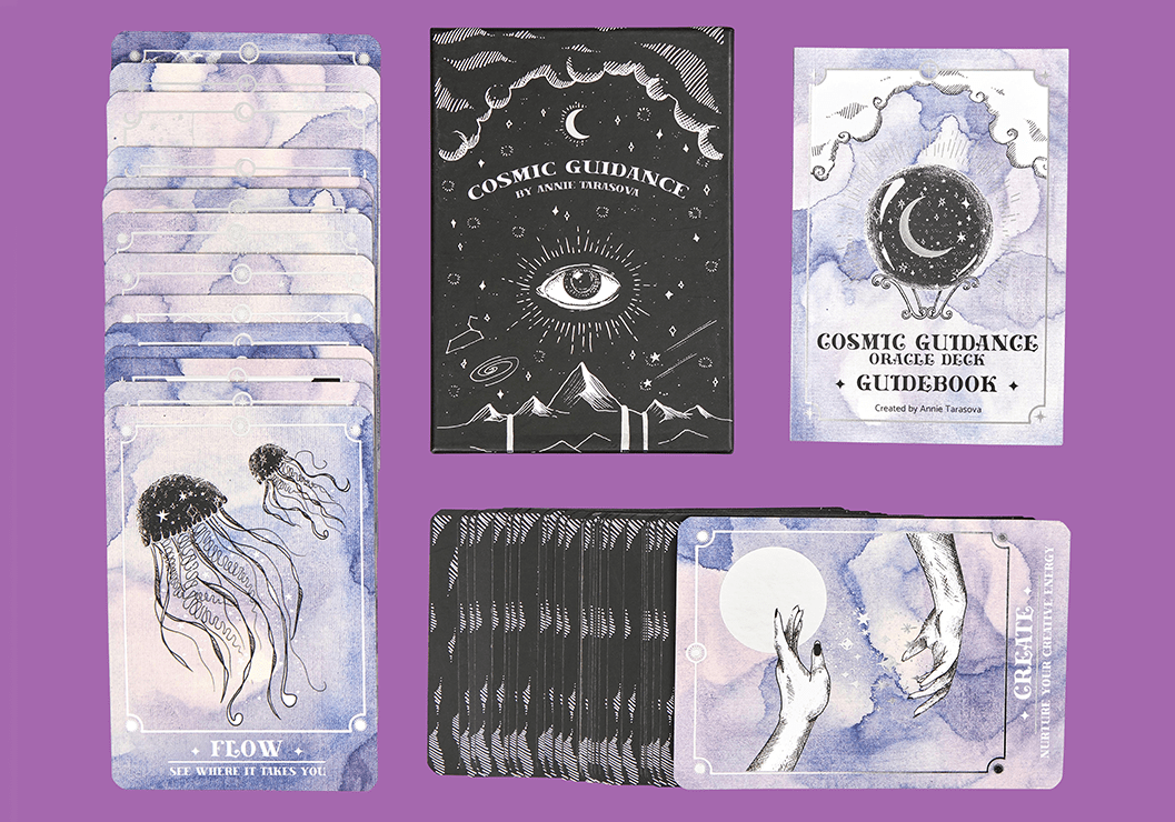 Cosmic Guidance Oracle Deck by DreamyMoons | Free Shipping – Tarot Stack