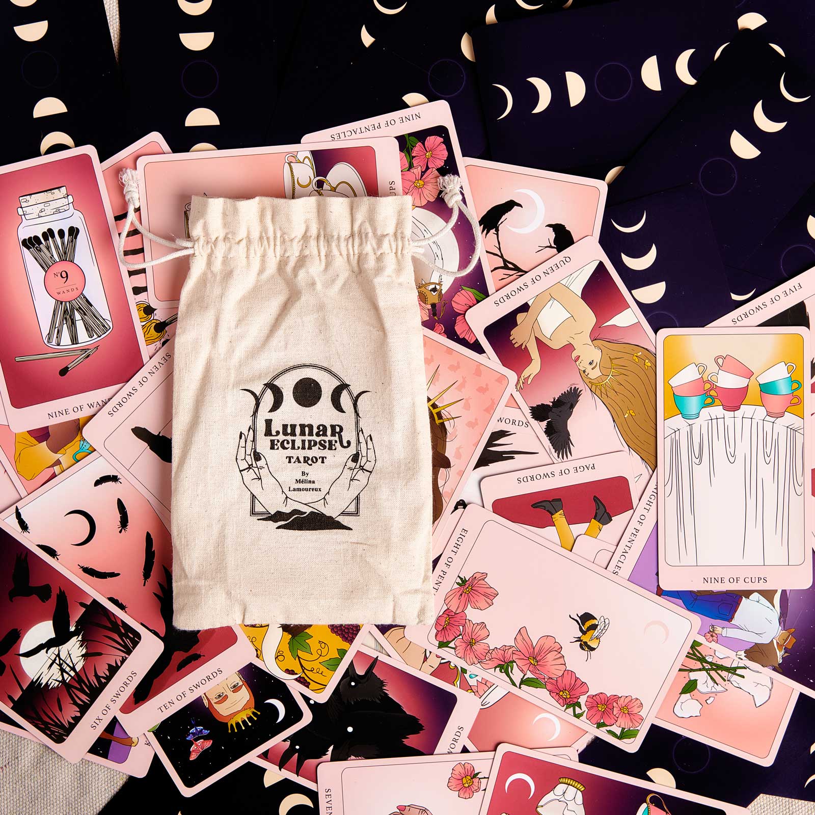 Lunar Eclipse Tarot Deck by Melina Lamoureux – Tarot Stack