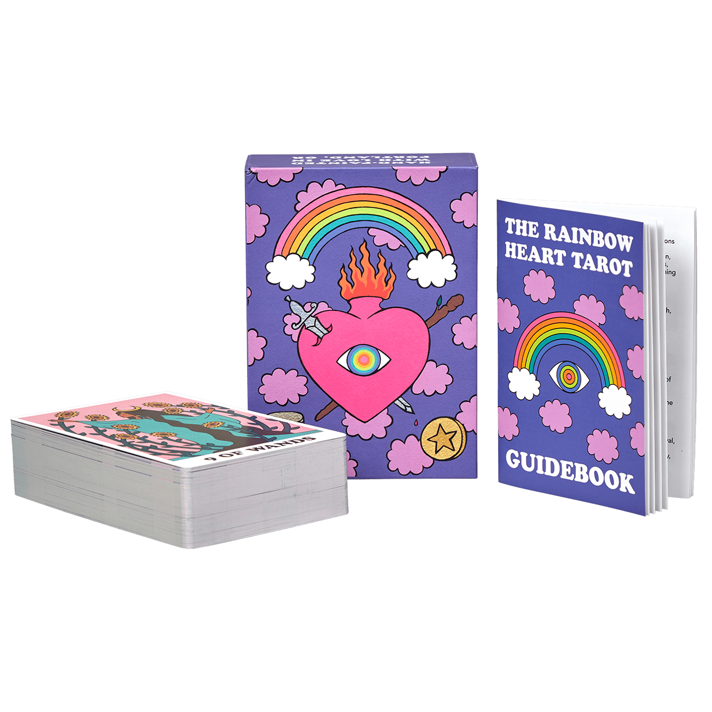 Rainbow Heart Tarot Deck by Rachel Rosenkoetter – Tarot Stack