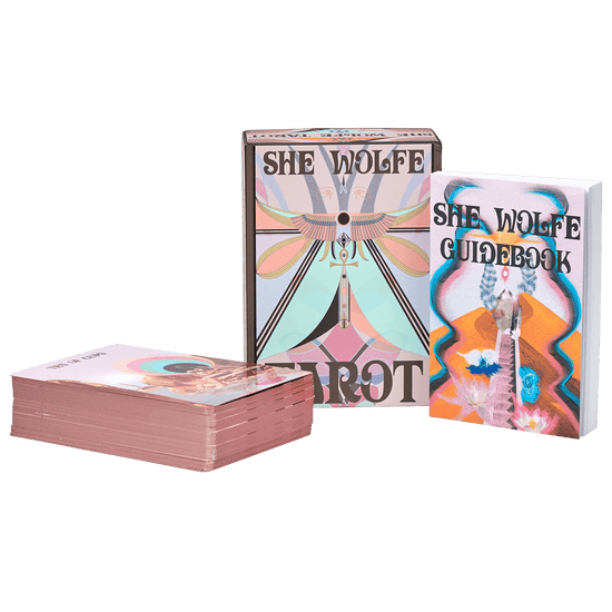 She Wolfe Tarot | Fourth Edition by SERPENTFIRE | Pink Tarot Deck ...
