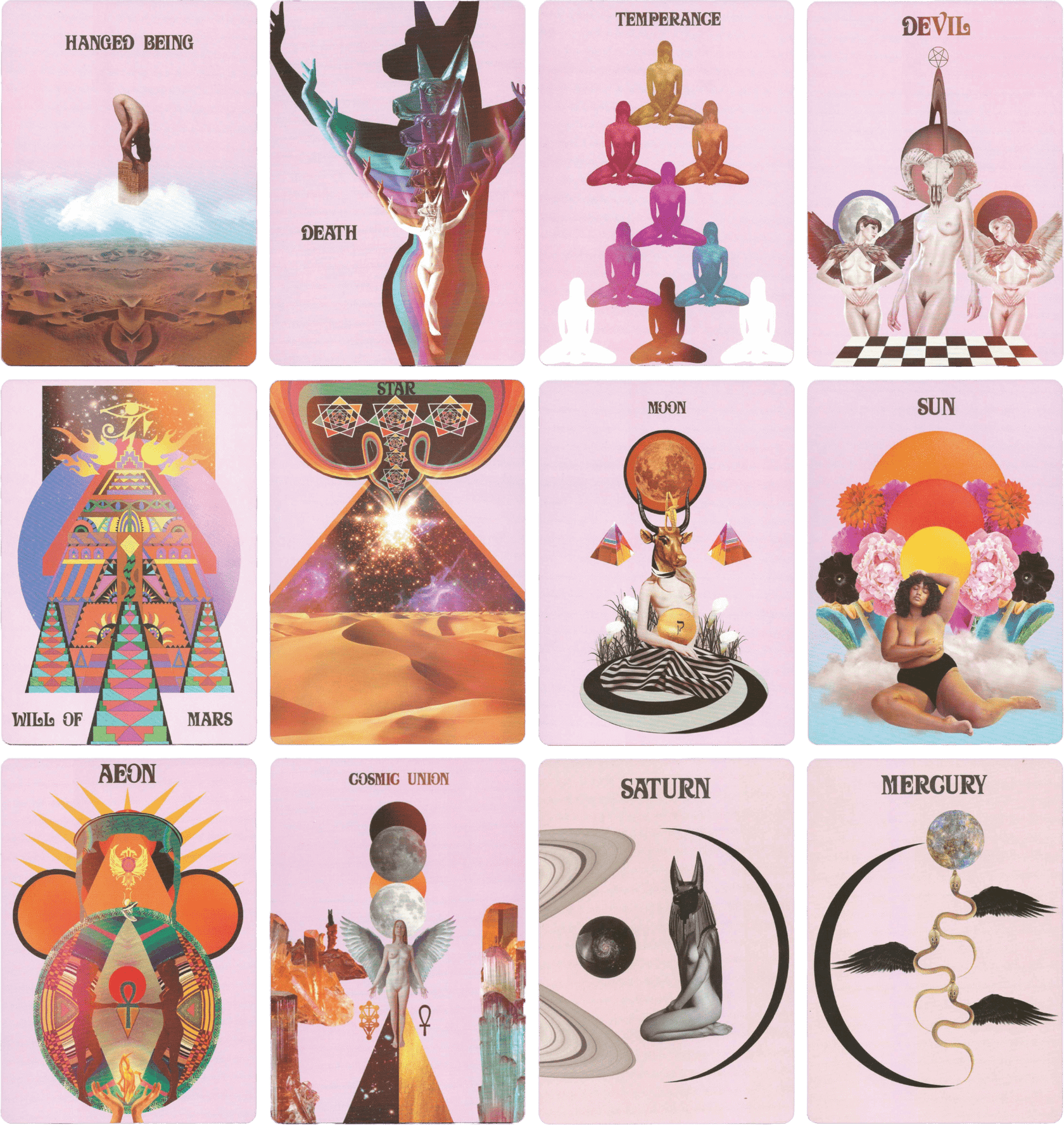 She Wolfe Tarot | Fourth Edition by SERPENTFIRE | Pink Tarot Deck ...