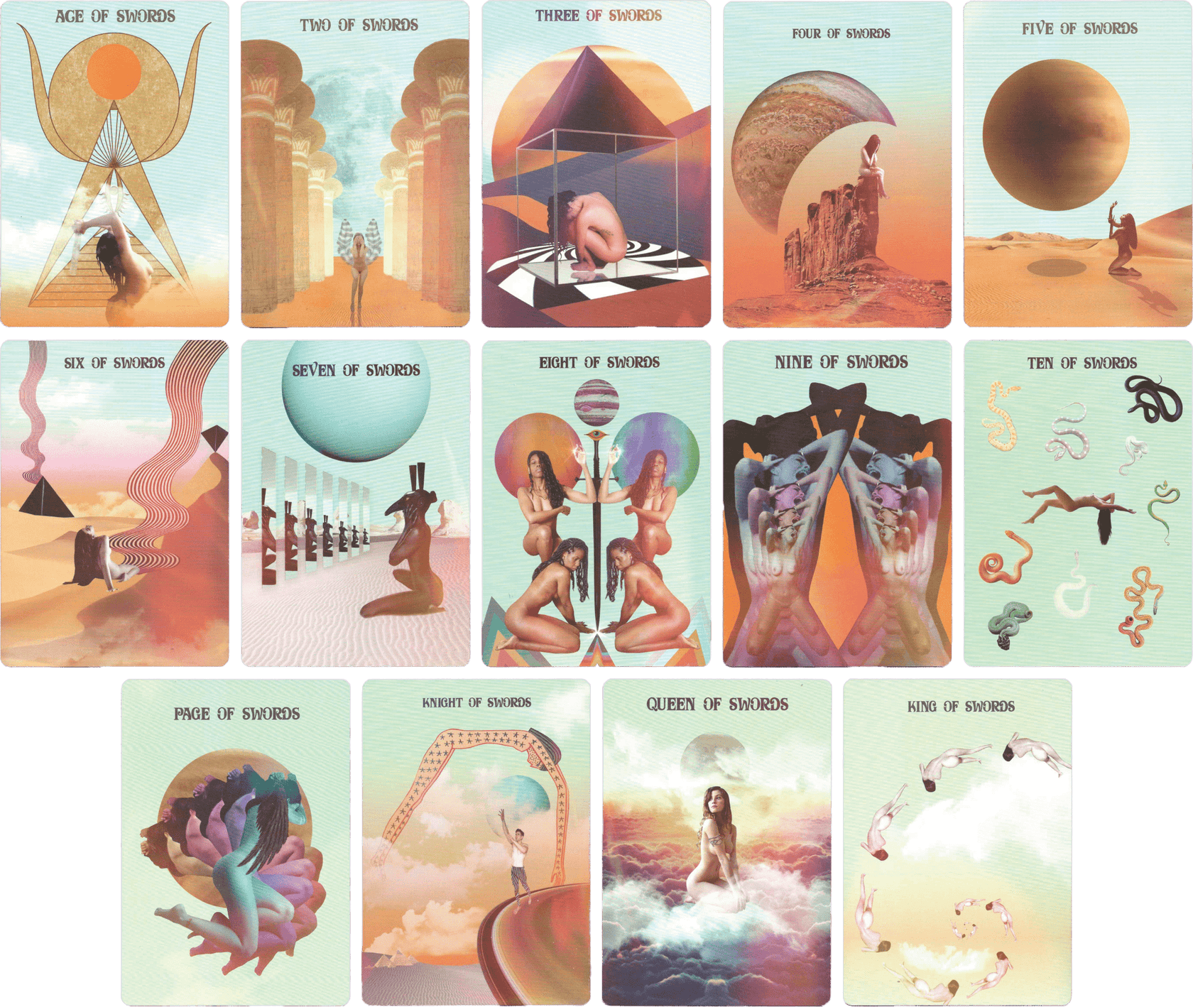 She Wolfe Tarot | Fourth Edition by SERPENTFIRE | Pink Tarot Deck ...