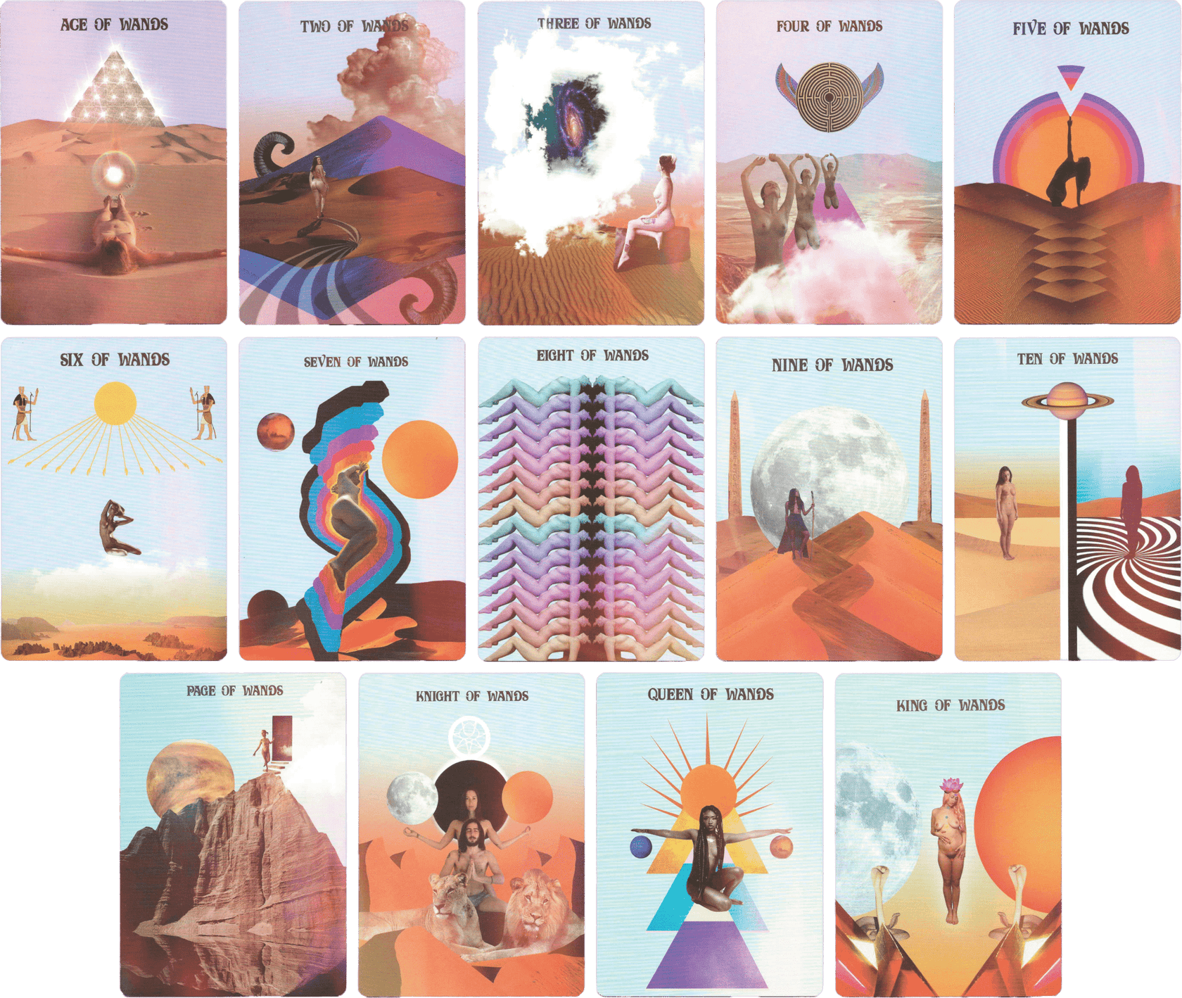 She Wolfe Tarot | Fourth Edition by SERPENTFIRE | Pink Tarot Deck ...