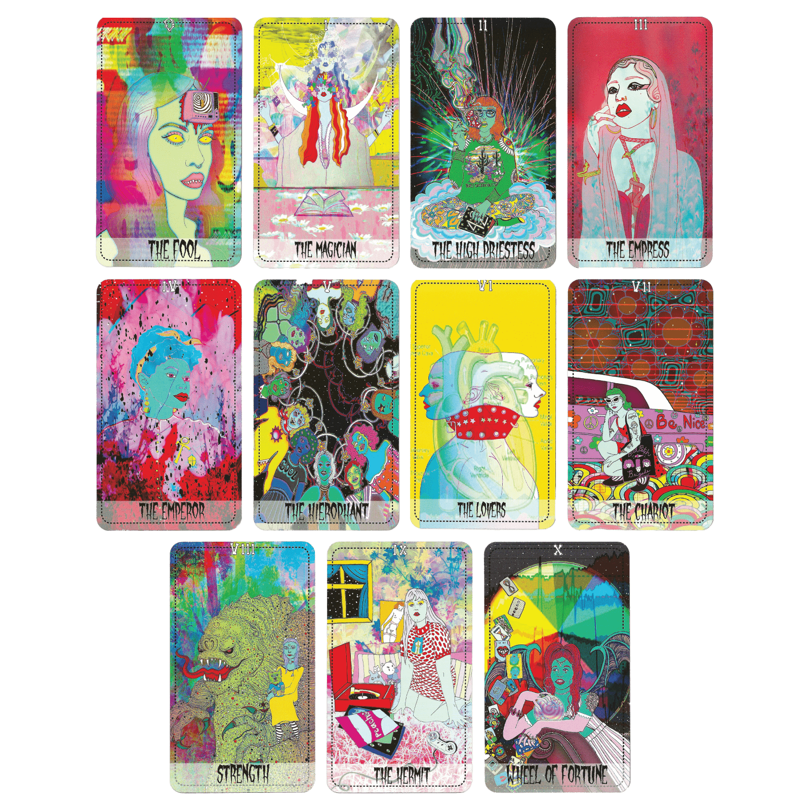 Star Power Tarot 2.0 Deck by Sick Sad Girls | Holographic Cards – Tarot ...
