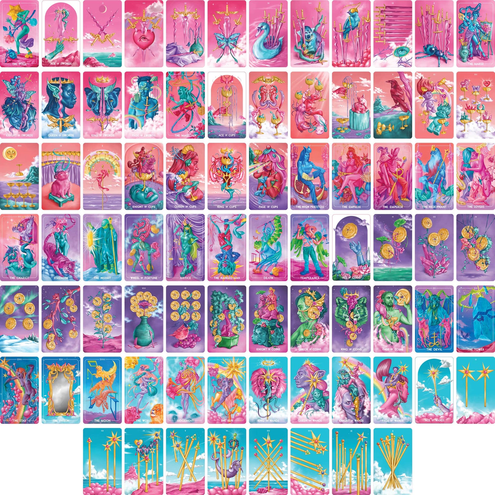 Zeke's Arcana Tarot Deck by Julia Rich | Zeke's Lunchbox – Tarot Stack